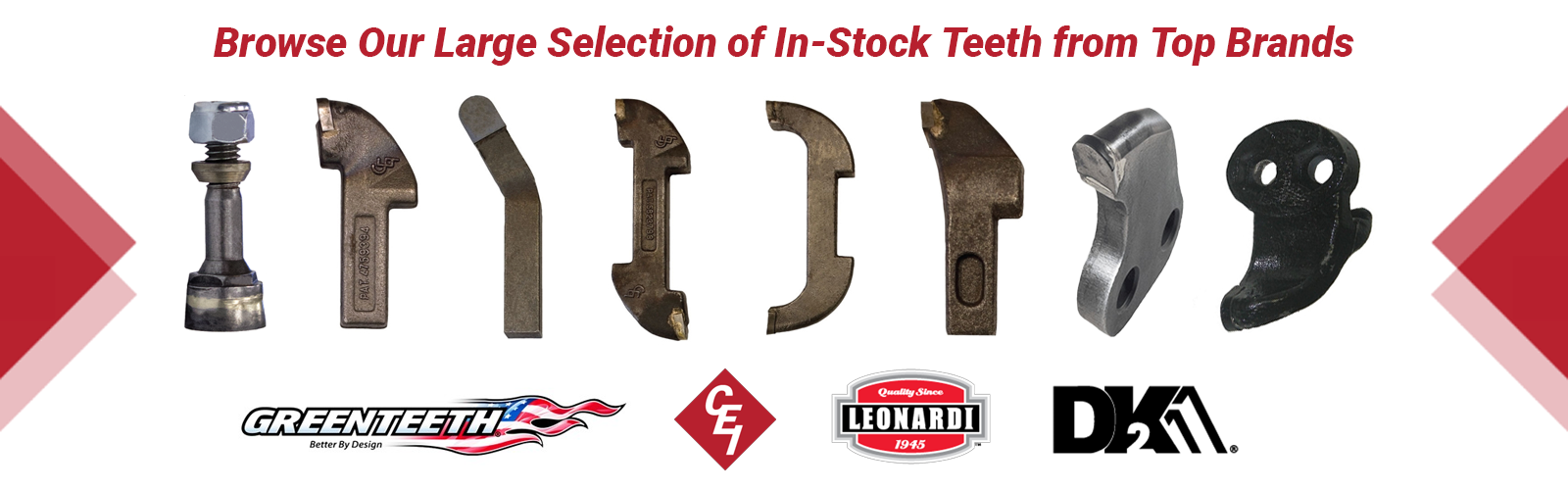 Stump Grinder Teeth, Parts, and Accessories @ CEI Supply